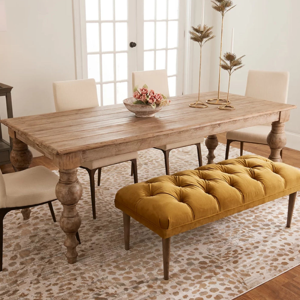 Throne Dining Table - Solid Mango Wood Dining Table | Ramgarh – Ramgarh ...